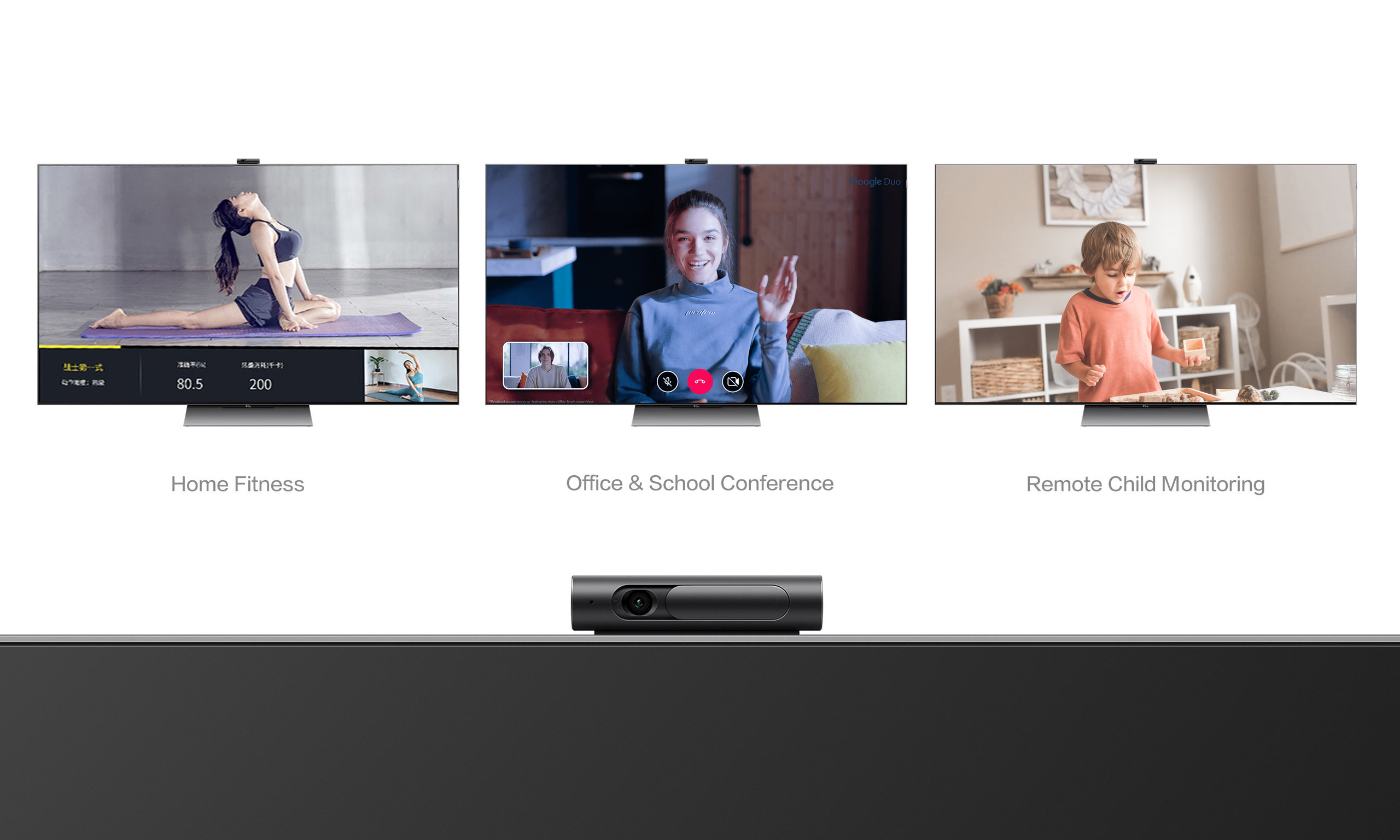 TCL C系列AI电视摄像头