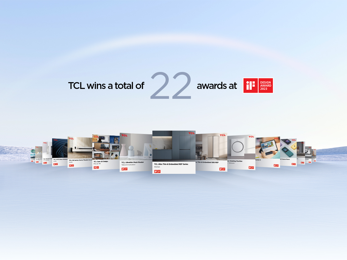 TCL wins 22 awards at the iF Design Award 2023