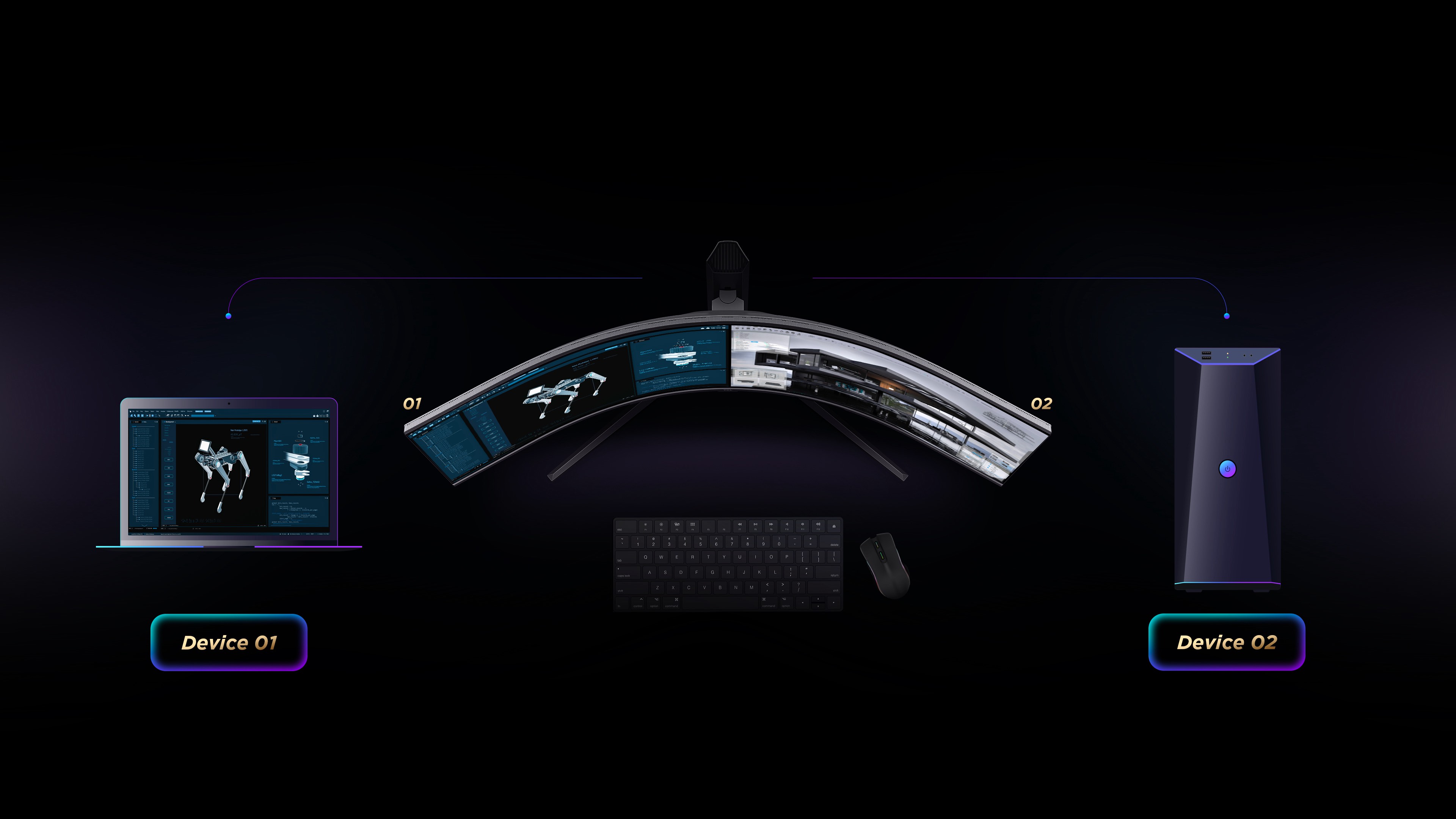 TCL 57R94 Dual 4K QD-MiniLED Monitor-57 Inches | TCL Global