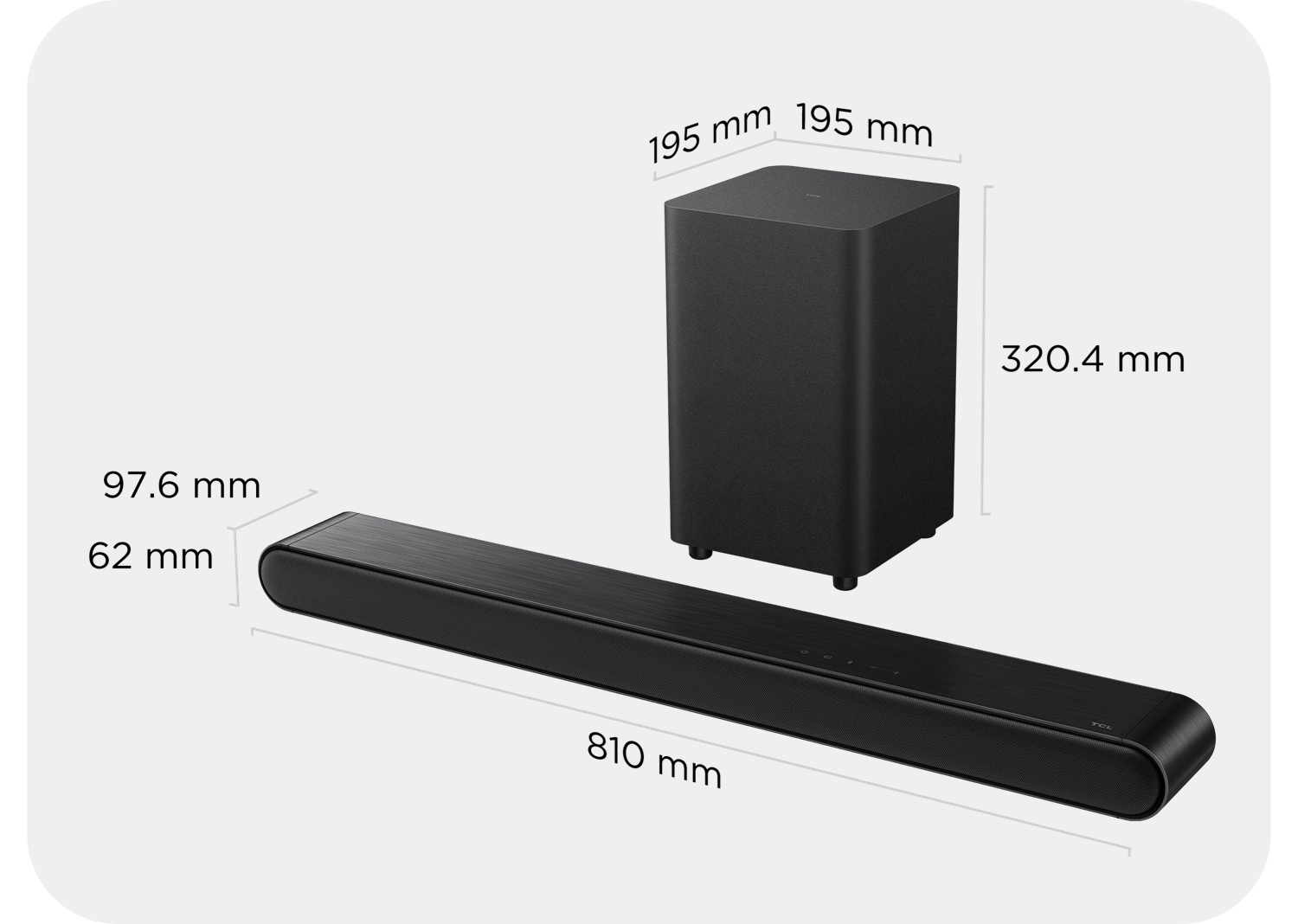 TCL 3.1ch Soundbar 240W wireless subwoofer S643W online at Alabamart