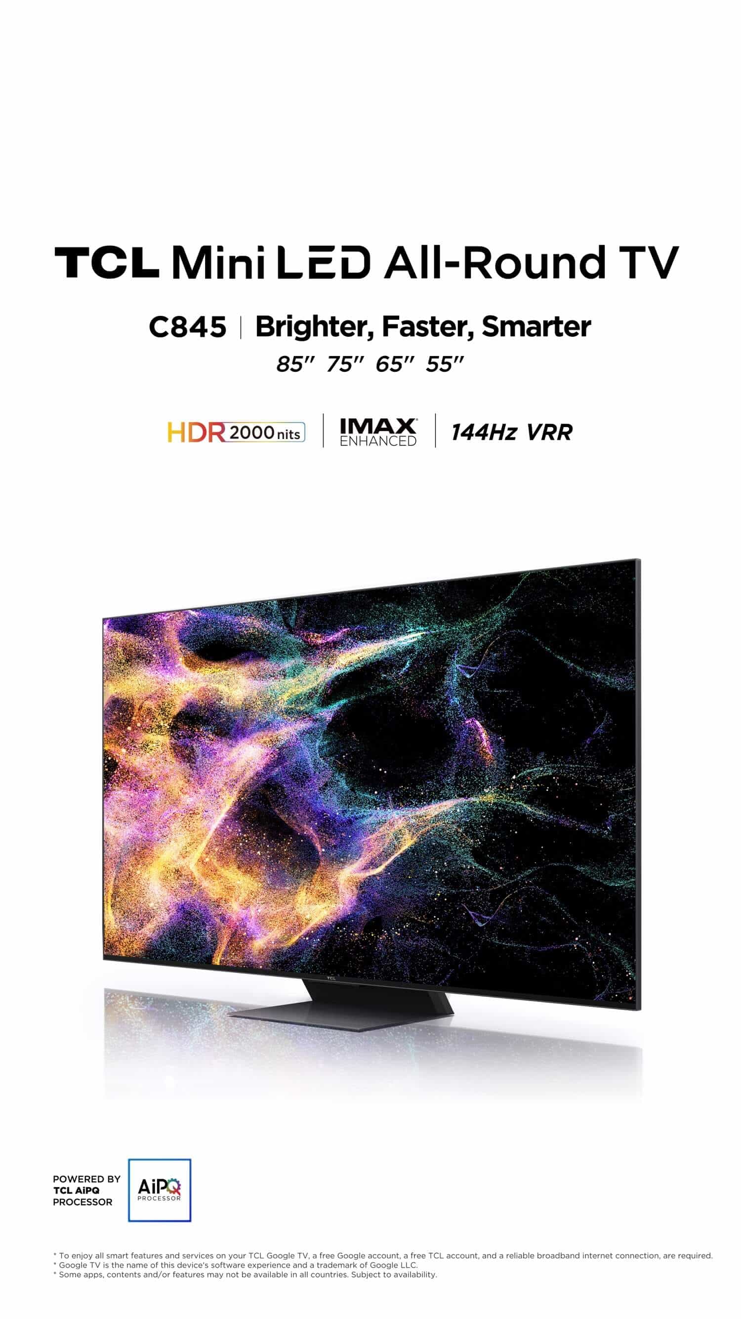 TCL C845 Mini LED All-Round TV | TCL Global