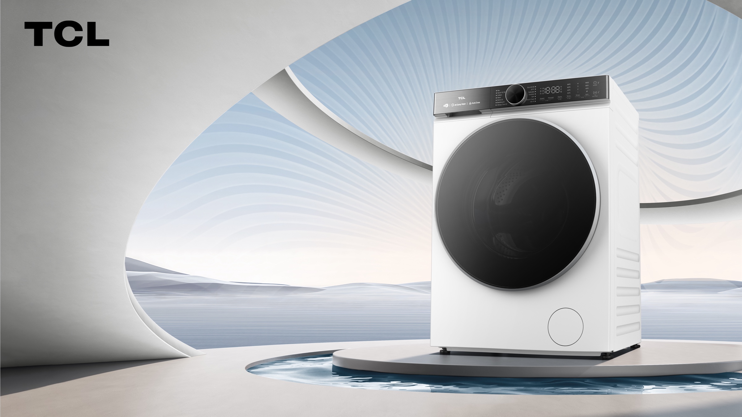 TCL P682 Super Drum Series Front Loading Washer | TCL Global