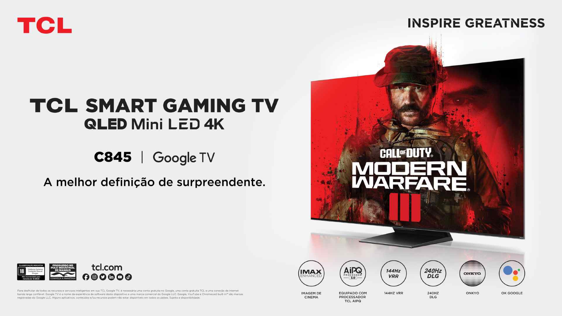 Official TV of Call of Duty® | TCL -TCL Gaming TV - TCL Global