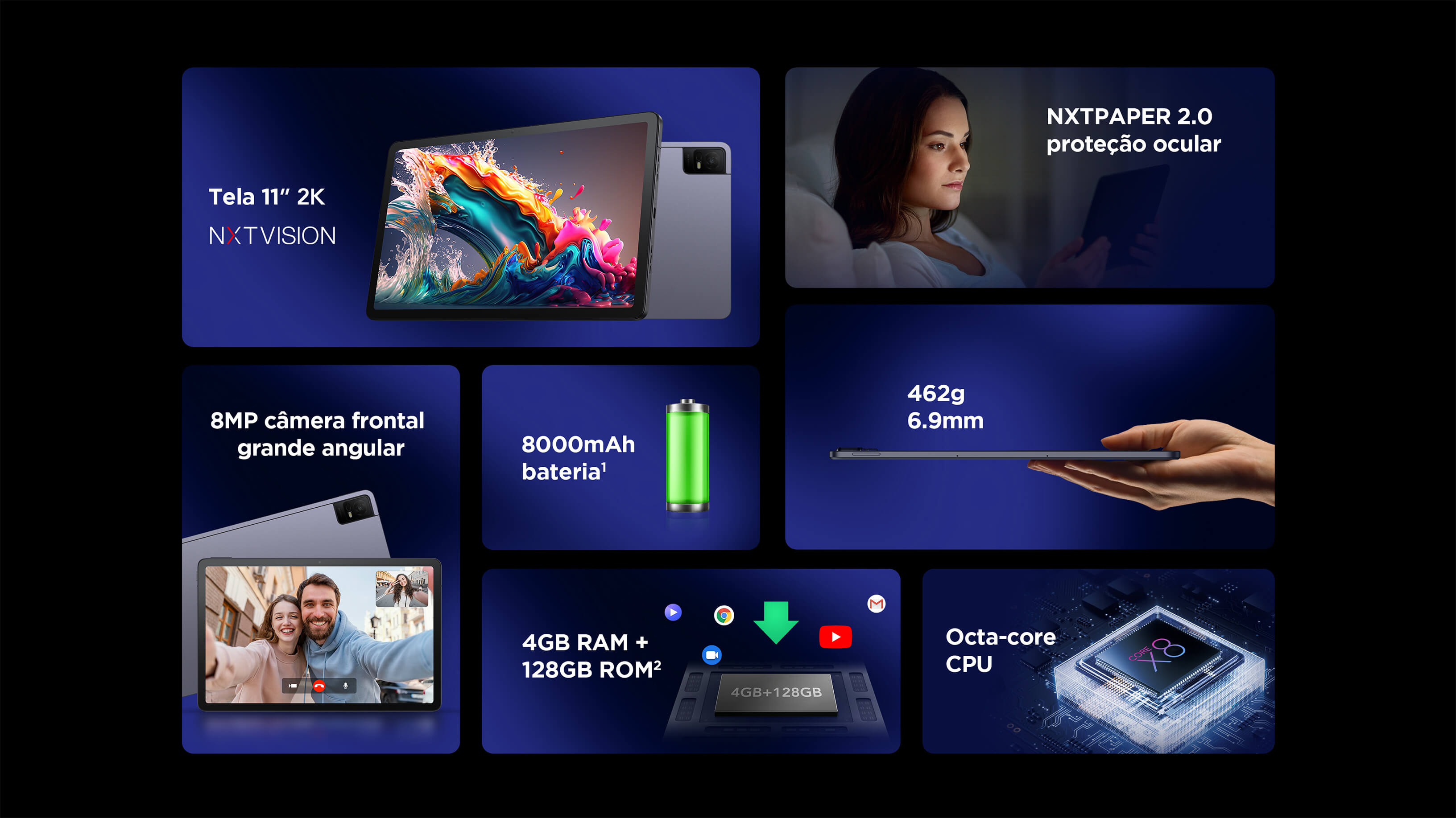 Tablets- TCL NXTPAPER 11 | Full-color Electronic Paper-like Display | TCL Brasil TCL NXTPAPER 11 ...