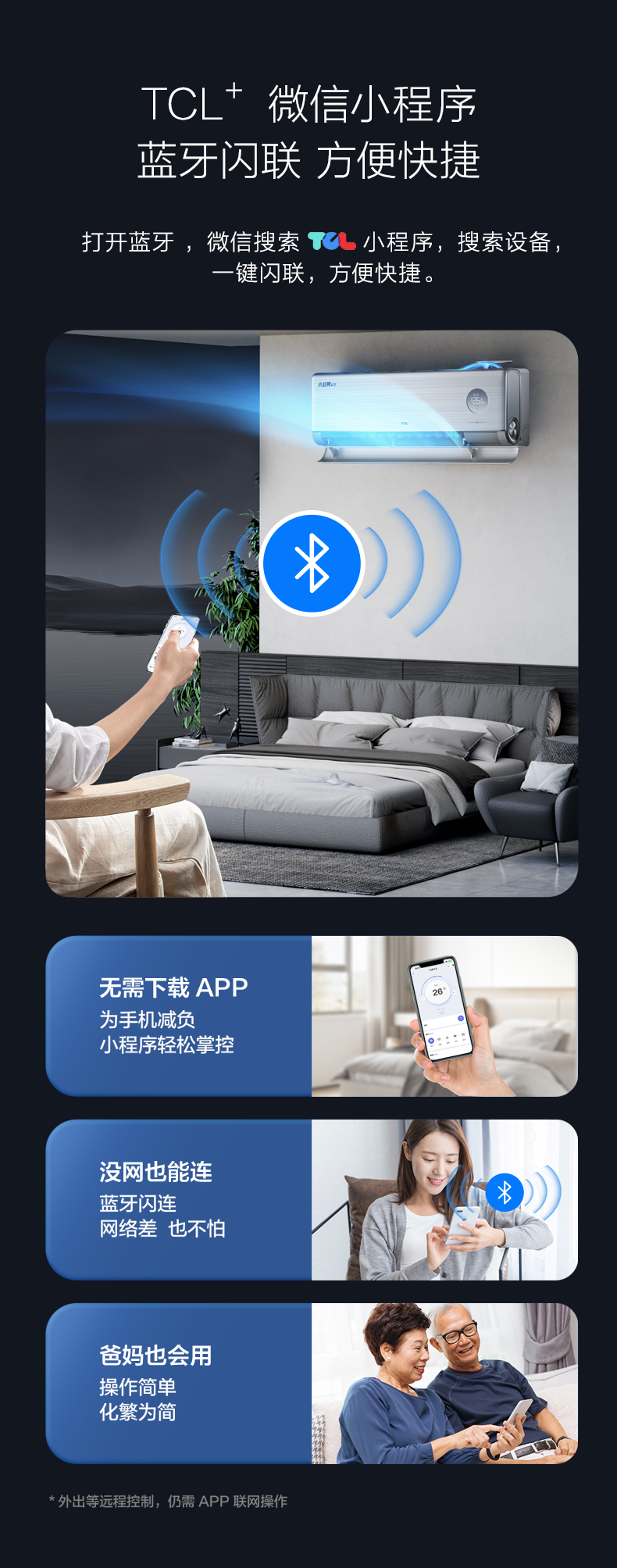 TCL1.5匹新风空调挂机-小蓝翼P7 | TCL官网