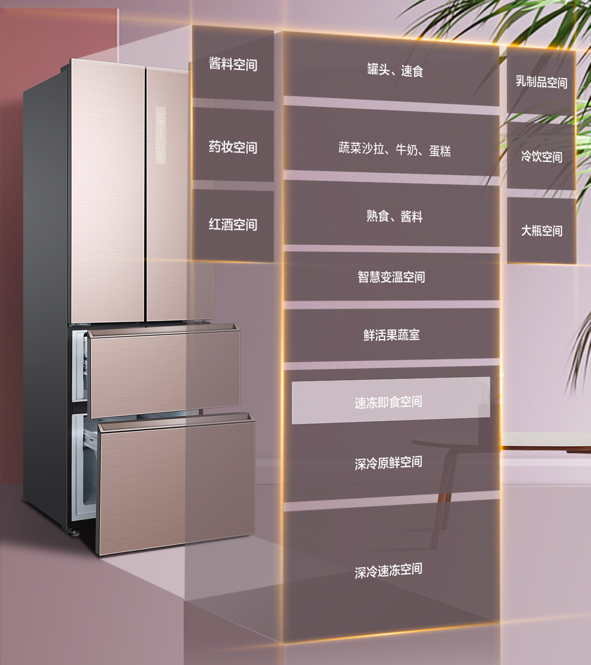 时鲜系列冰箱R320P8-D