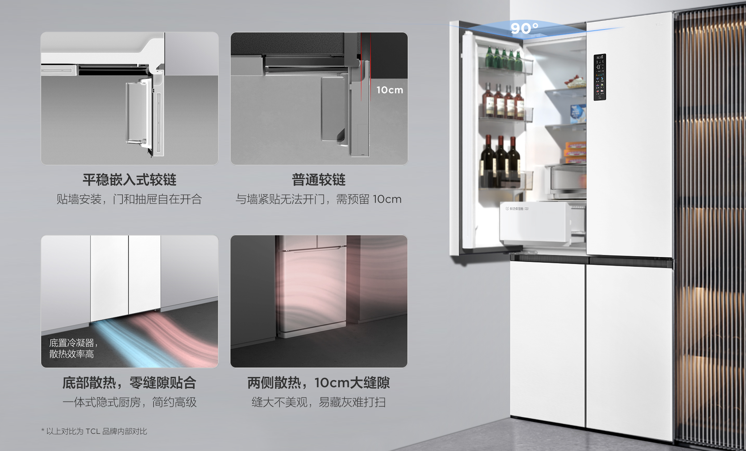 超薄零嵌冰箱 R520T9-UQ