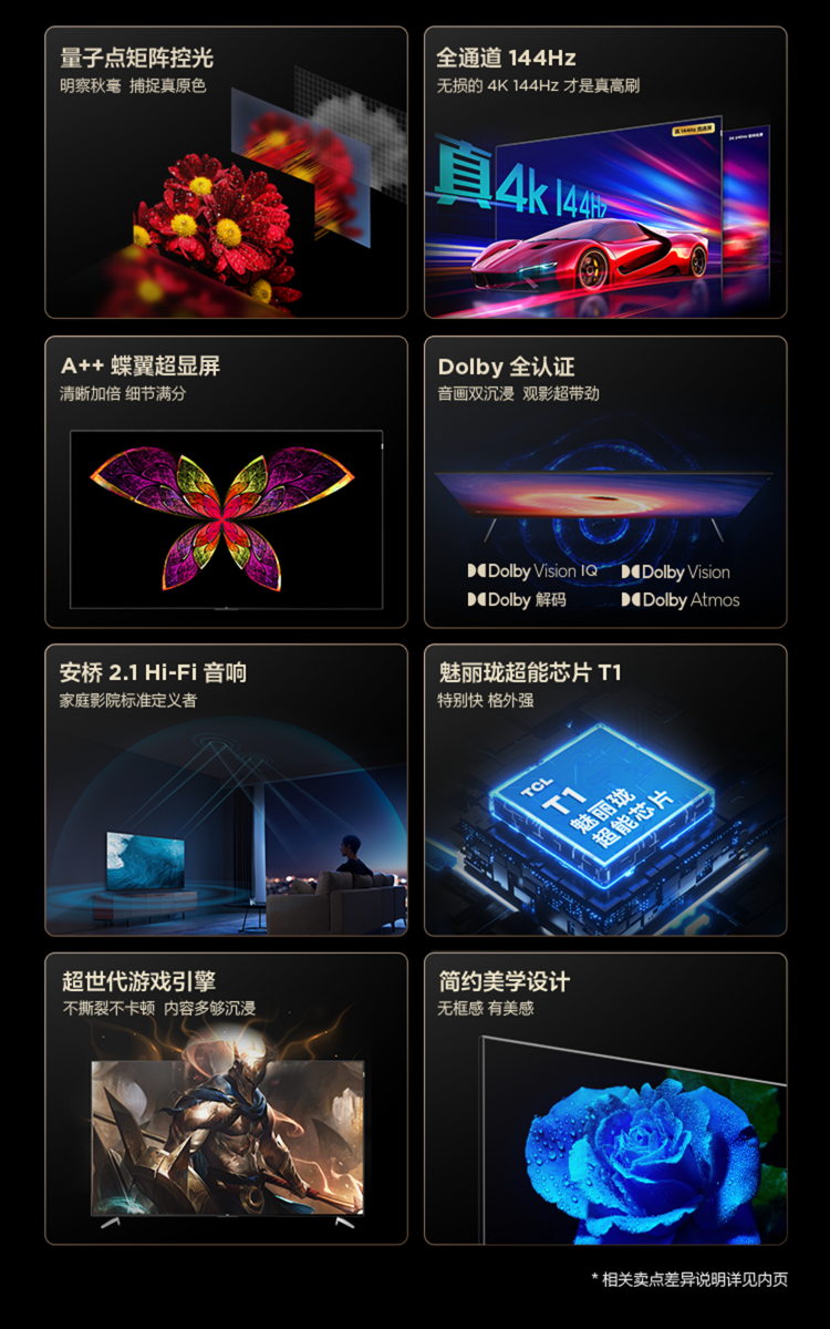 QLED 智屏｜光色猎手 85C11