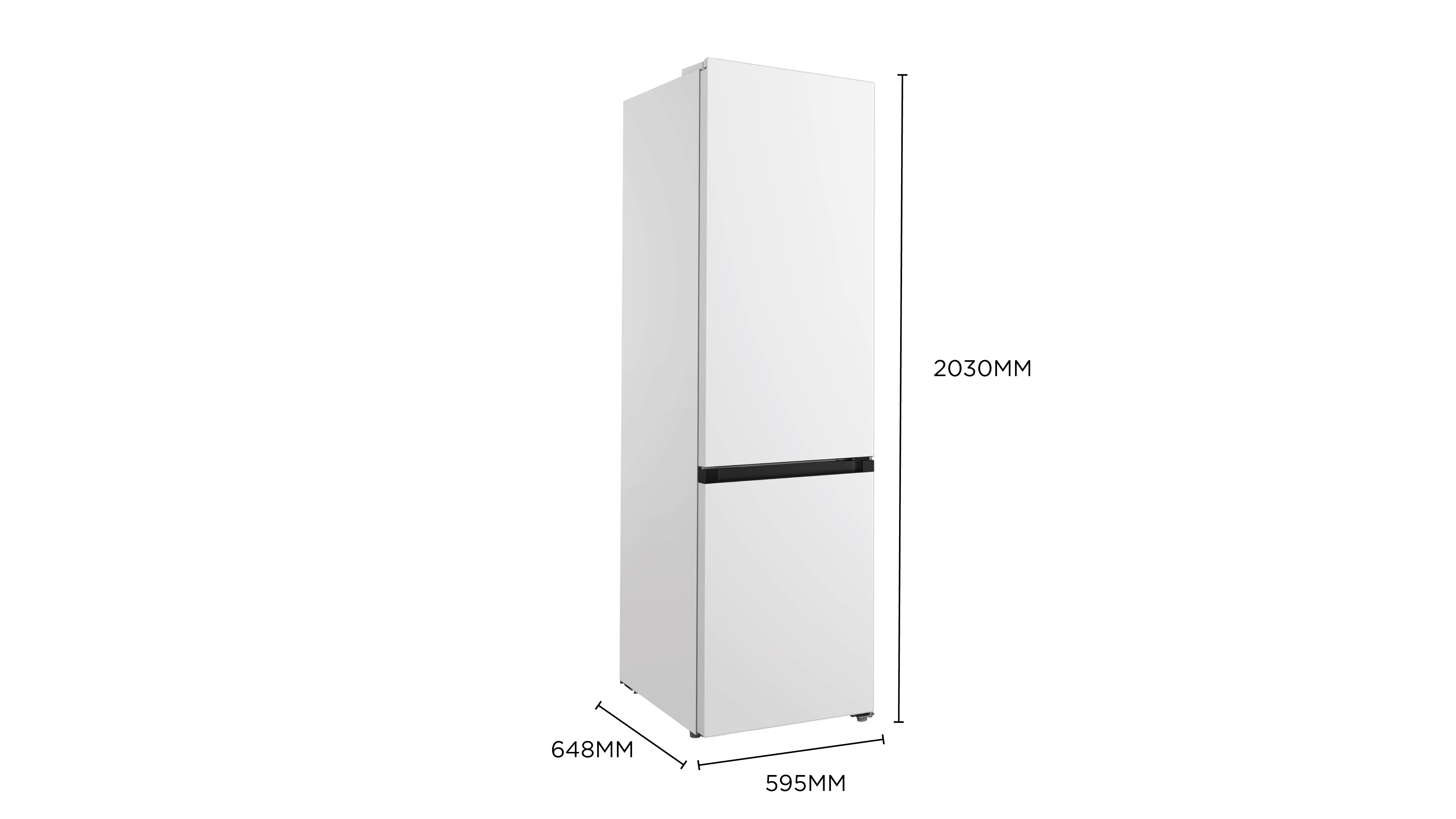 Bottom Freezer RF382BWD0 Refrigerator - TCL Europe