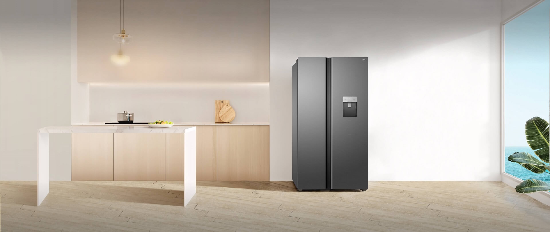 American Style Fridge Freezer - Top Mounted Fridge - TCL Europe