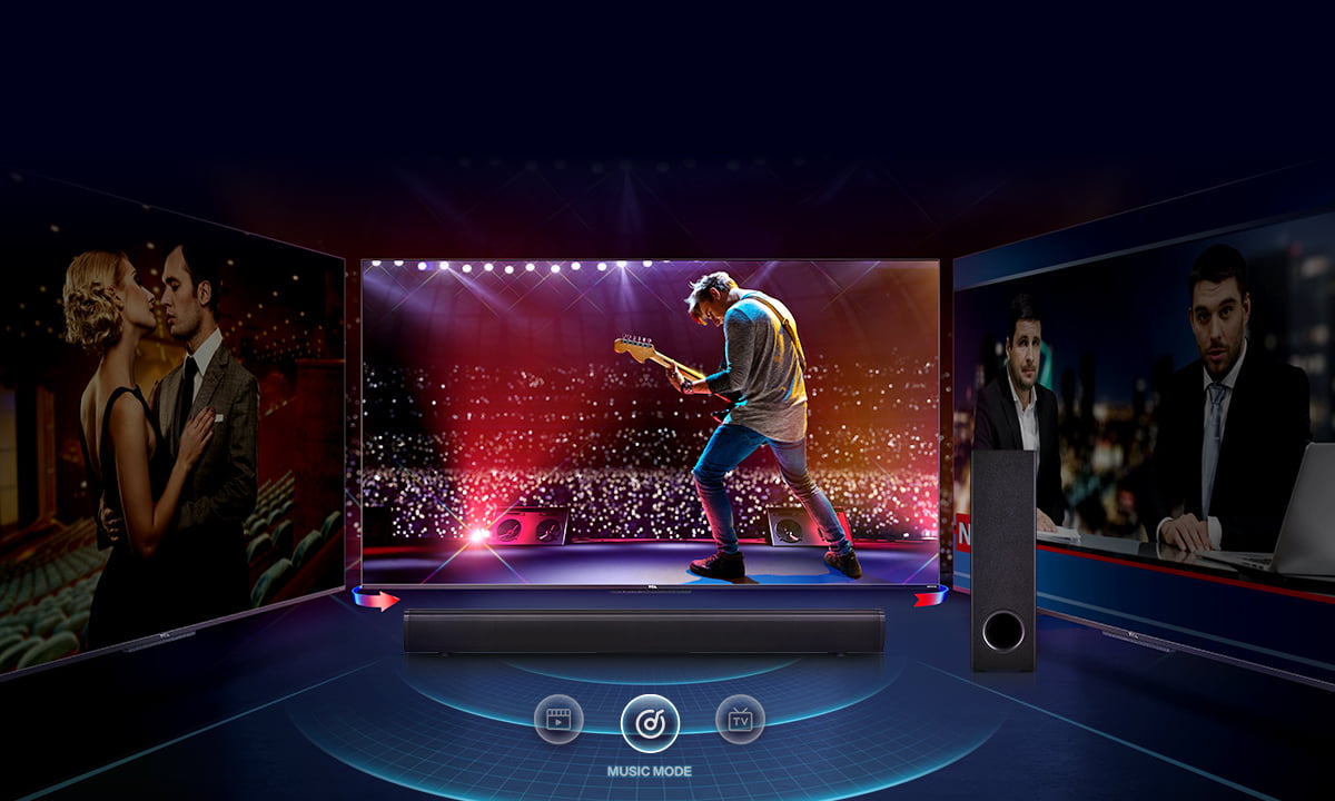 TCL 2.1ch Home Theater Soundbar - S332W