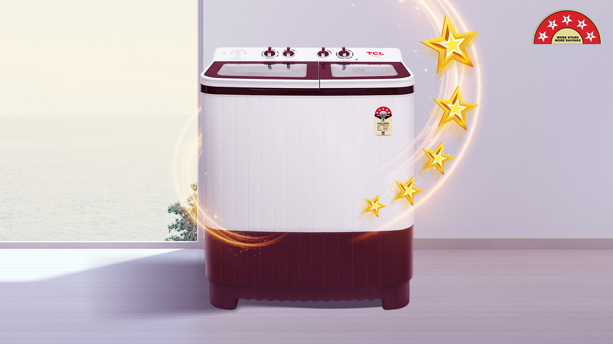 TCL 8.5 KG Semi Automatic Washing Machine - TCL India