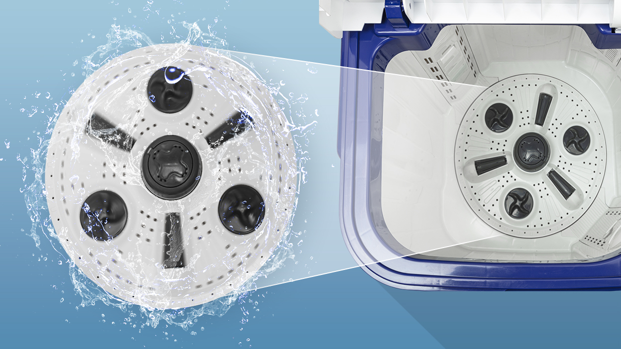 TCL 9.5 KG Semi Automatic Washing Machine - TCL India