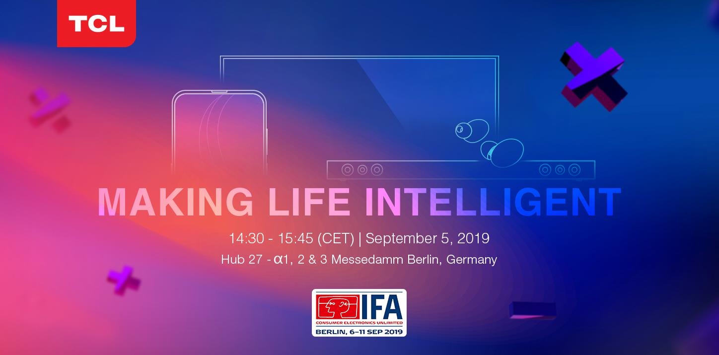 Po raz pierwszy na targach IFA 2019 TCL pokaże swoją globalną ofertę produktów z szeregu różnych ...
