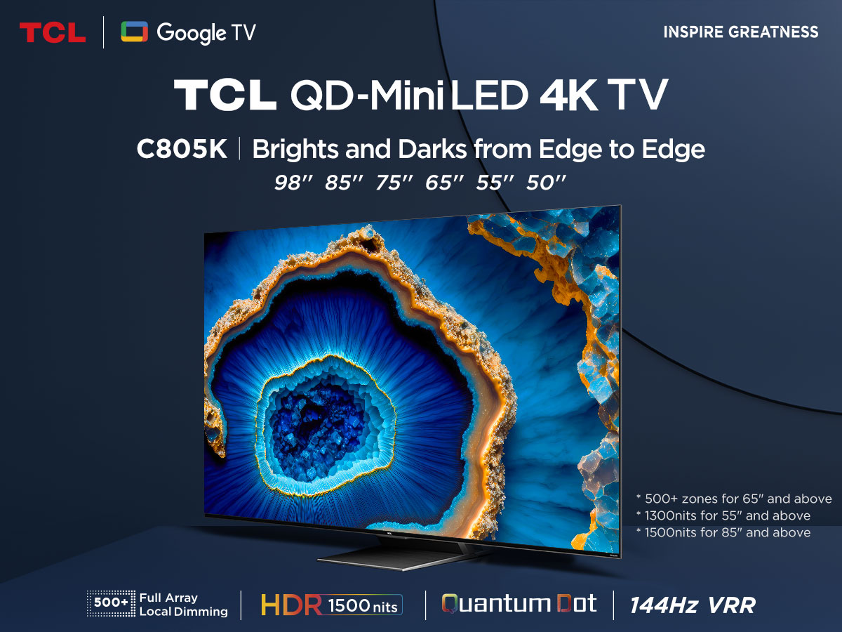 QD-Mini LED 4K TV 50 inch - C805K - TCL UK